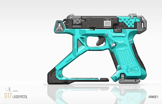 Laser Pistol Concept, Hanhog Y : Laser Pistol Concept by Hanhog Y on ...