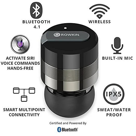 Amazon.com: Rowkin Bit Charge Stereo Truly Wireless Headphones w ...