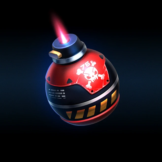 Bomb , Mikolaj Lasota : Props design for "Cyber Pirates" - sci-fi card ...