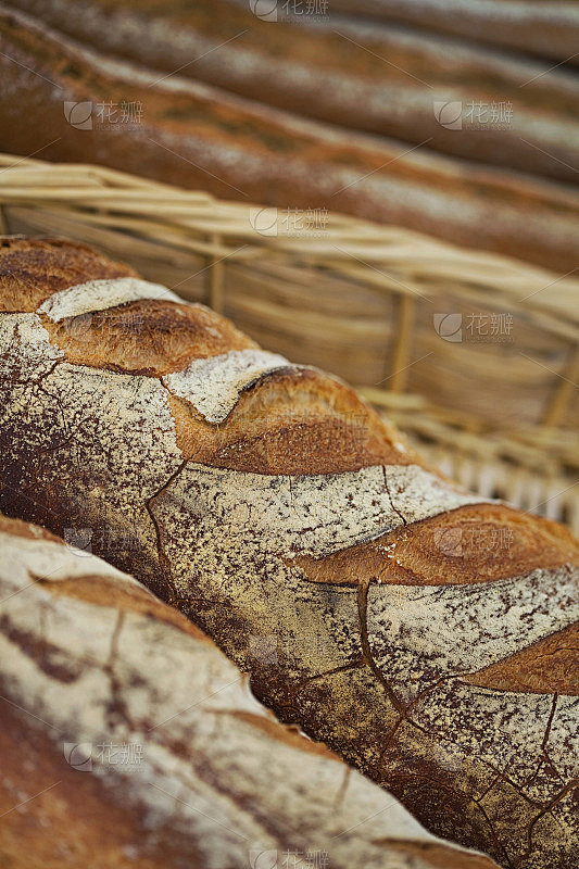 面包的特写