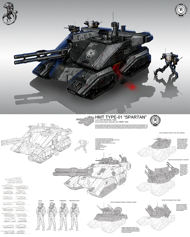 helldiver spartan tank by StTheo-花瓣网