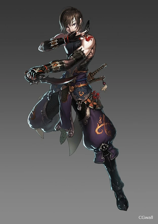 CGwall游戏原画网站_精选20张韩风游戏原画-花瓣网