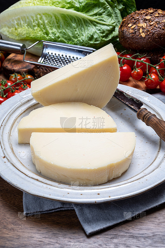 芝士系列，意大利filata面食，意大利西北部克雷莫纳的奶酪波萝伏洛干酪