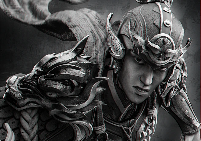 Zhao Yun, Michael Mao : This is a 1/4 statue size I made in the ...
