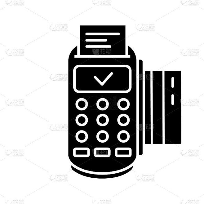 POS terminal transaction icon