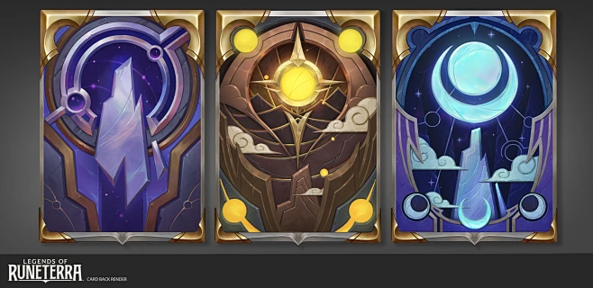 Card Backs - Targon, Kudos Productions : Concept art from LEGENDS OF ...