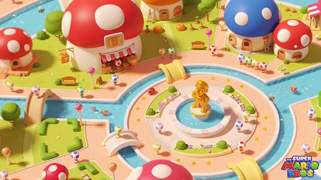 Mario City-花瓣网