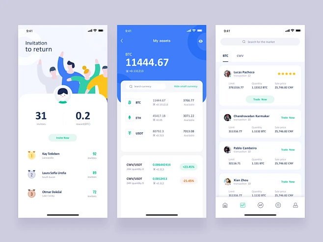 Conceptual design of token app : Conceptual design of token app-花瓣网