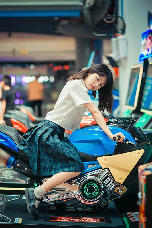 电玩城JK少女_人像_POCO摄影,电玩城,jk-花瓣网