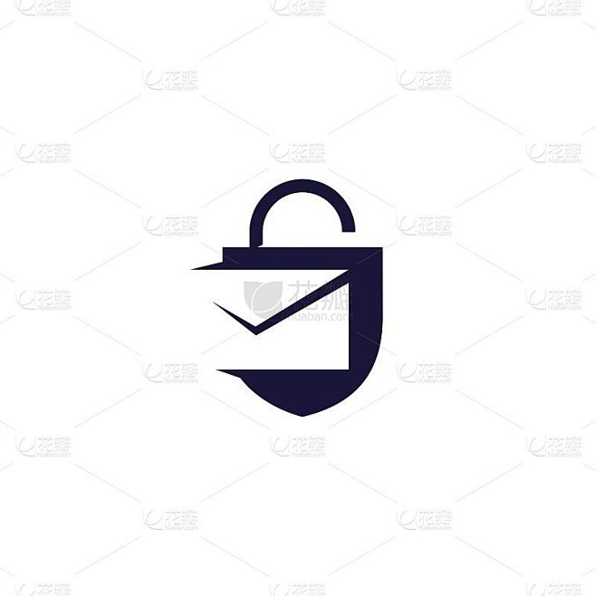 secure message chat bubble vector icon element