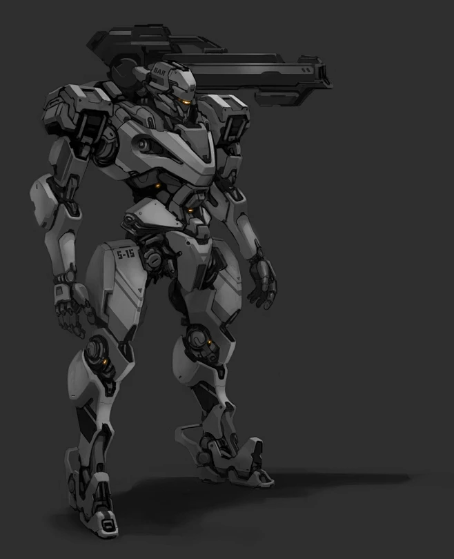 ArtStation - Mech Drawing, Aaron Deleon-花瓣网