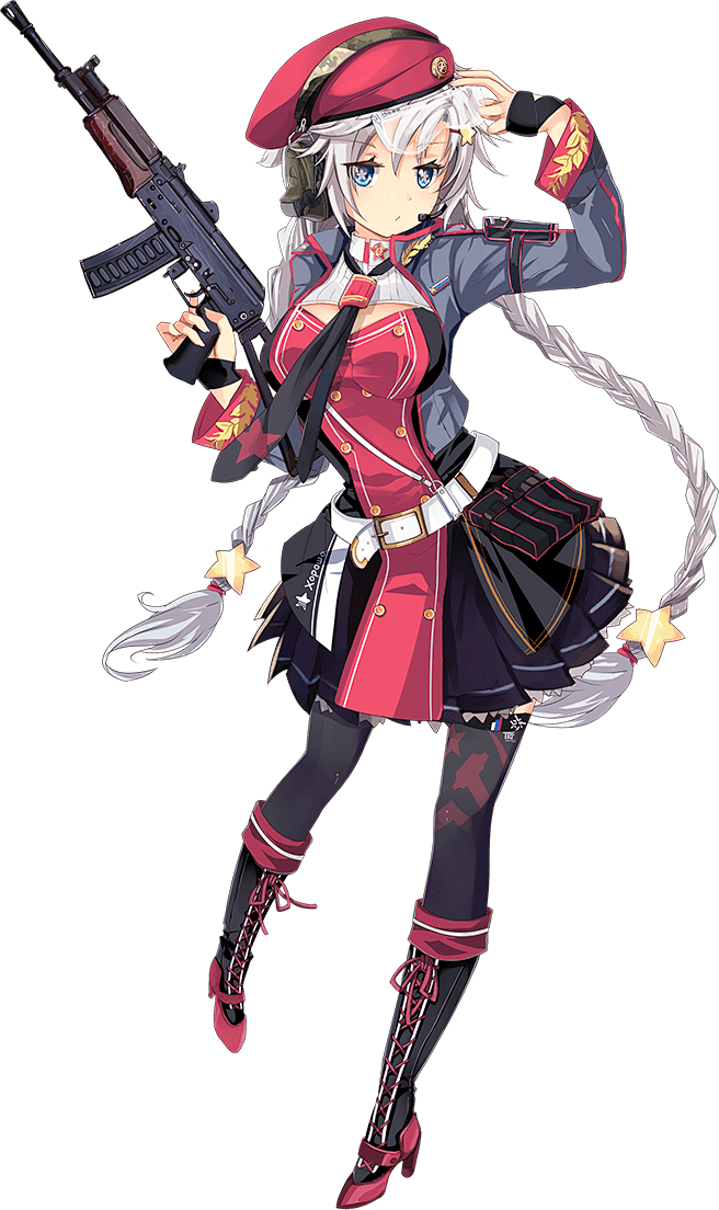 Beauty soldiers oTs-12 坏女孩 兵器拟人化 兵器 拟人化 制服 军装 原画 素材 少女前 线壁纸