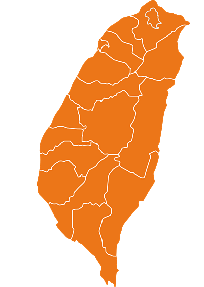 新图网_橙色台湾地图_ixintu