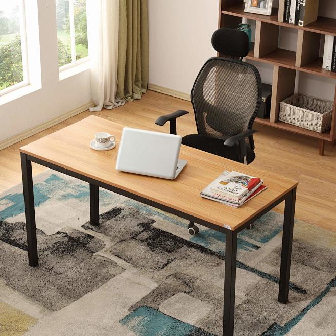 Amazon.com: AUXLEY Computer Desk Modern Simple Office Writing Desk for ...