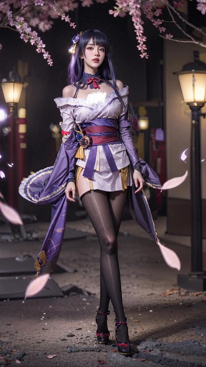 AI-COS 雷电将军。原神