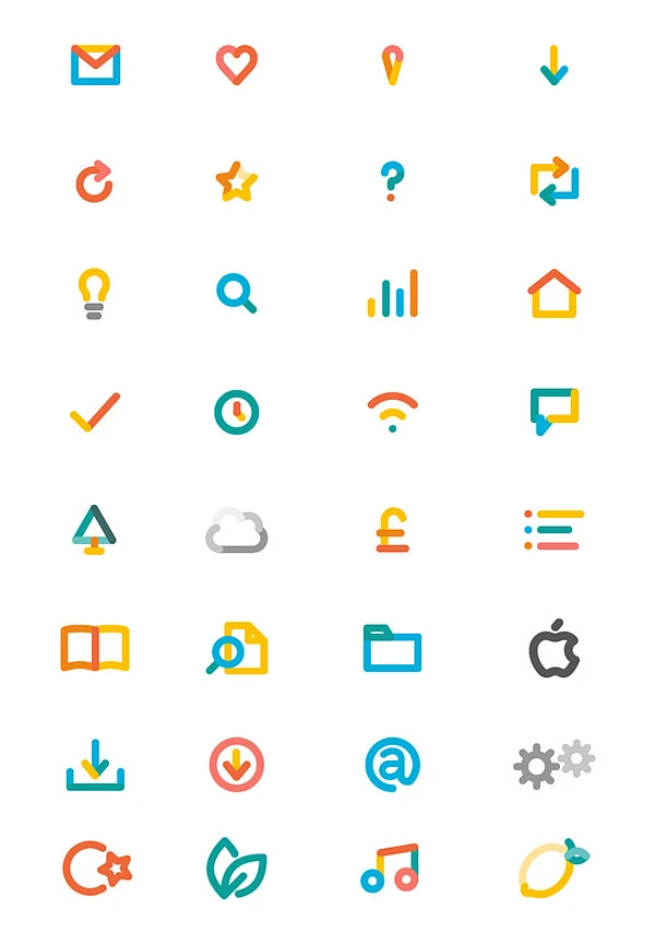 Niice. A search engine with taste.图片_APP模式-icon 线性图标图片素材-花瓣网