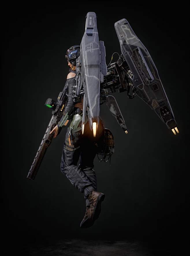 Snipe Jetpacker-花瓣网