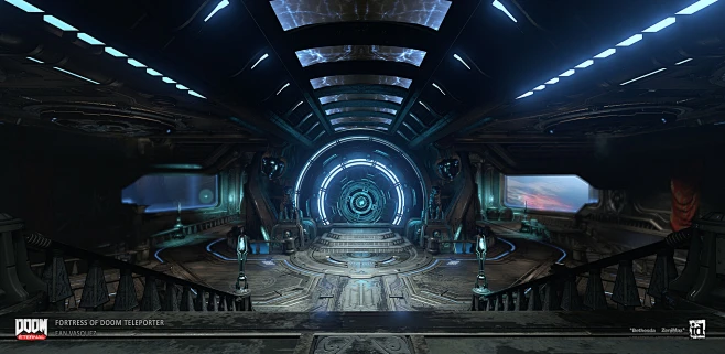 DOOM ETERNAL - FORTRESS OF DOOM TELEPORTER, Ean Vasquez : teleport area ...