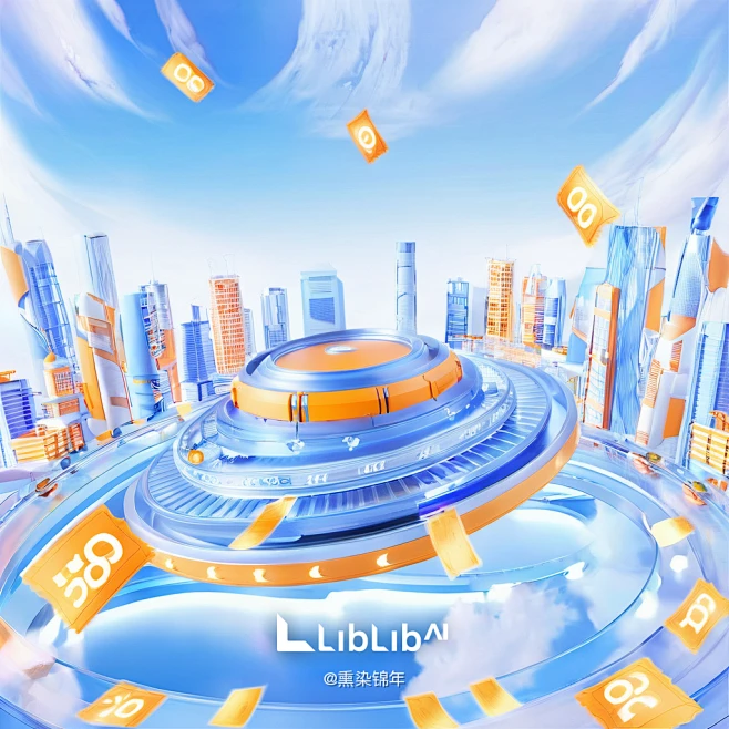 c4d 电商活动首页XL-LoRA-Fine-LiblibAI-花瓣网