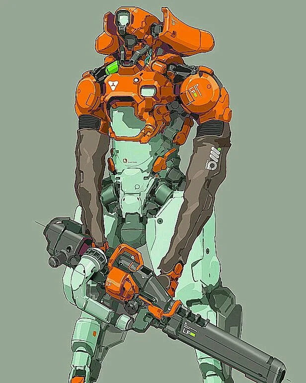 画师Brian Sum人形机甲机械机器人概念设计原画插画立绘线稿图片 – ACG图包网-花瓣网