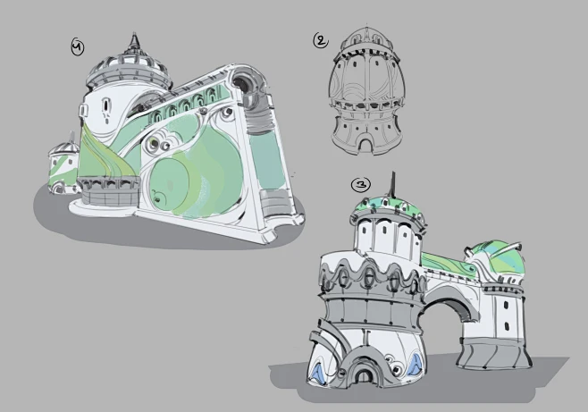 Project Frontier: Environment concepts Part2-花瓣网