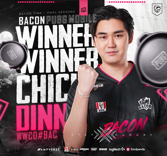 Bacon Time X Pubg Mobile Pro League Season 4 on Behance (28)