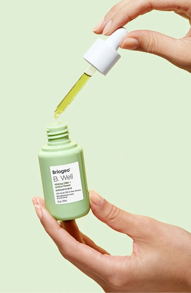 BRIOGEO B. Well 100mg CBD + Arnica Flower Soothing Skin & Scalp Oil ...