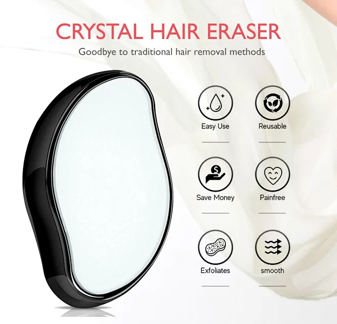 Amazon.com : Crystal Hair Eraser for Women and Men, Magic Hair Eraser ...