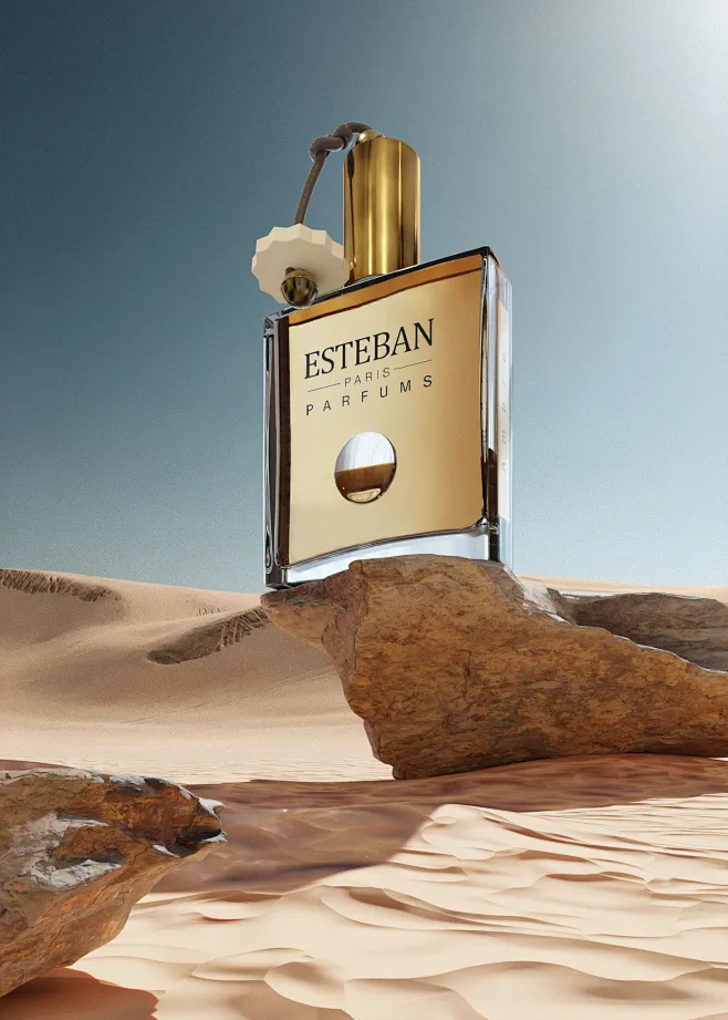 Product visualization, perfume-花瓣网