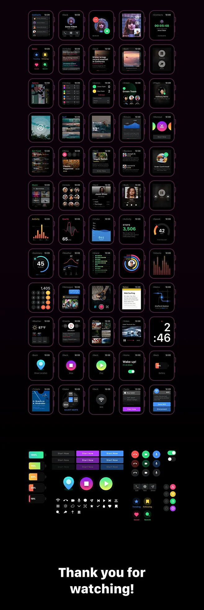 iwatch uiApple Watch UI-花瓣网