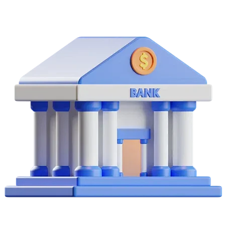 Bank 3D Icon