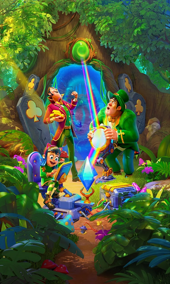 NEW POSTER: CLOVER QUEST Crystal twisting. Ray bouncing. Portal guiding ...