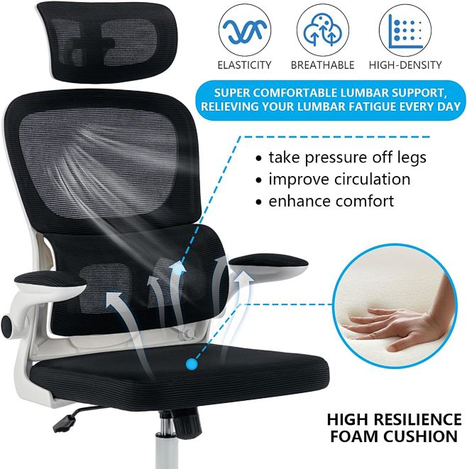 Amazon.com: Office Chair, Ergonomic Home Desk Chair, High Back ...