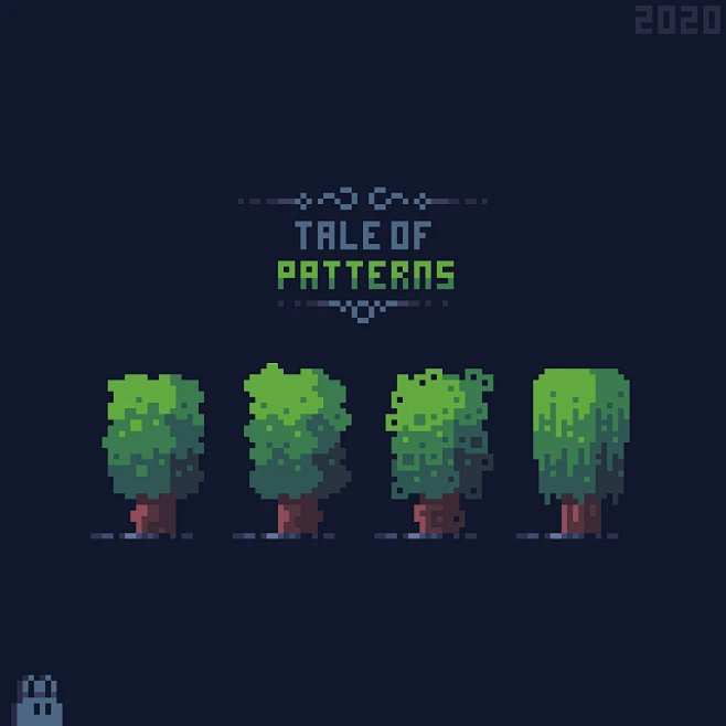 Bush Tutorial [Aseprite], Wildan Rahmat : Creating bushes or trees by ...