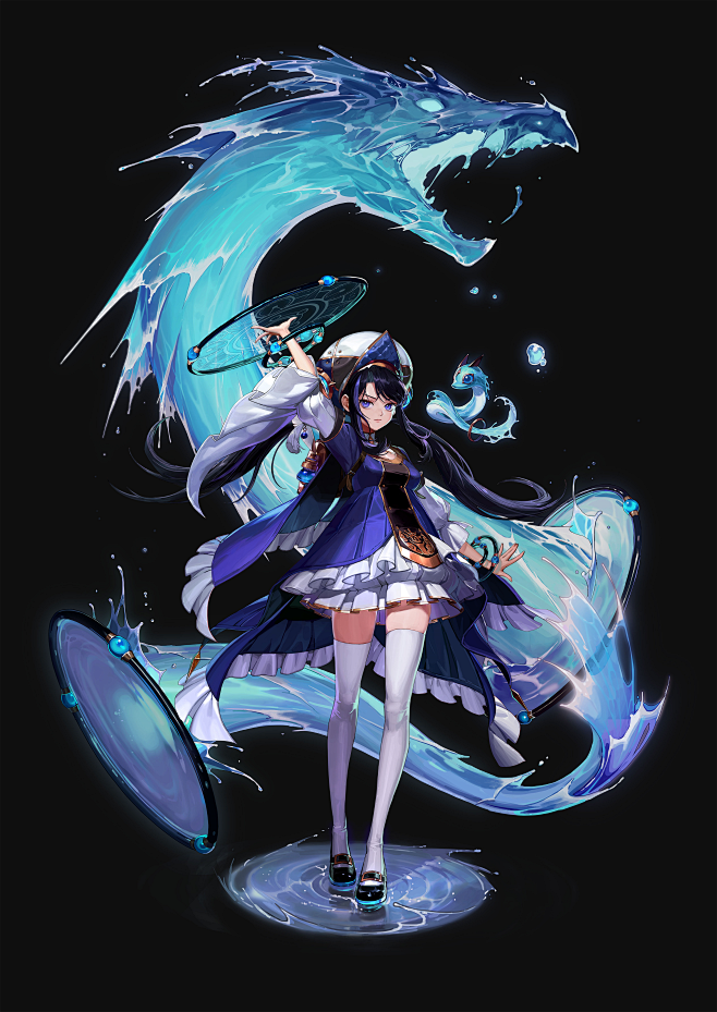 DNF，仙界，NPC，立绘，水龙，法师，艾利希