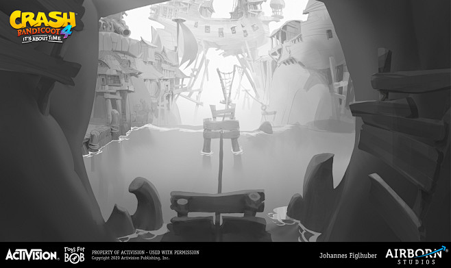 ArtStation - Crash Bandicoot 4 - Booty Calls concepts, Airborn Studios