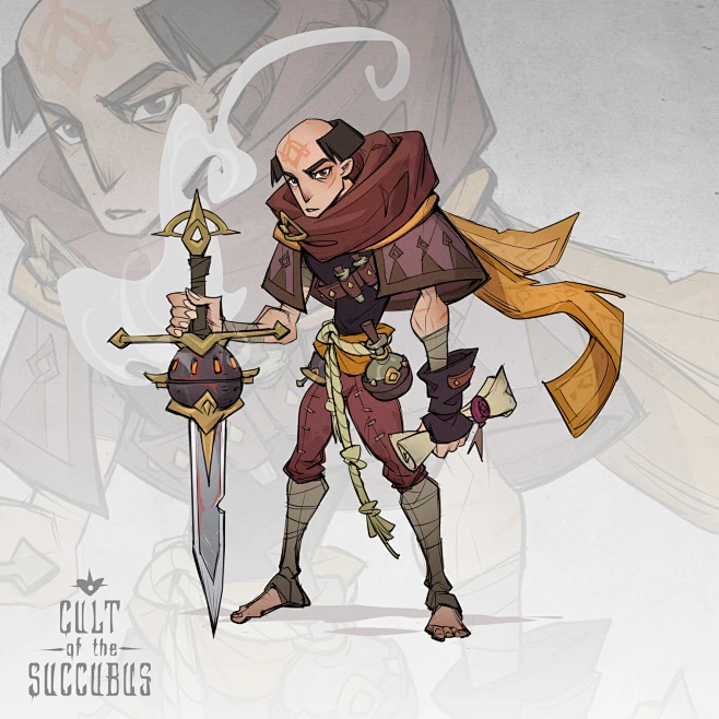 CULT of The Succubus Concept artist RPG contest -花瓣网