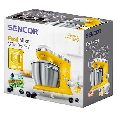 Sencor Food Mixer - Yellow 4612632-花瓣网