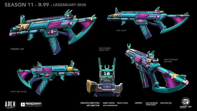 Apex Legends // R-99 Legendary Skin-花瓣网