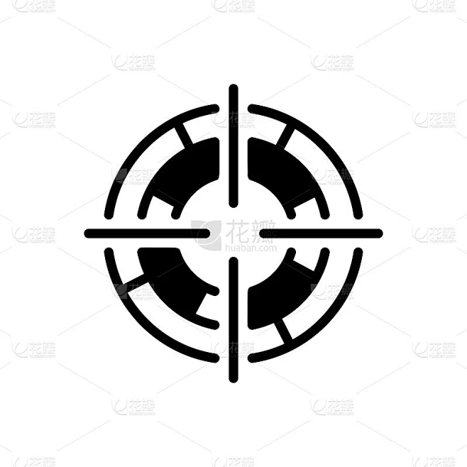 Focus target素材-花瓣网