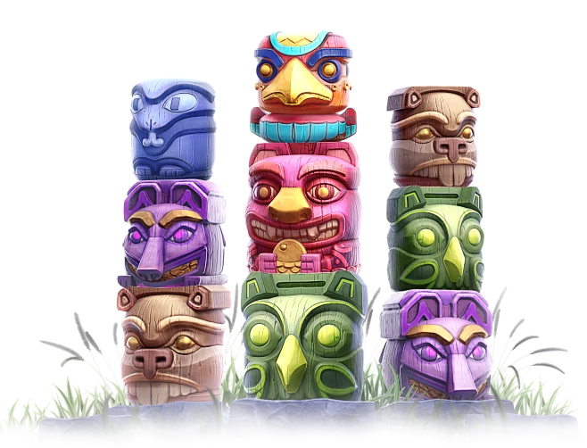Totem Wonders-花瓣网