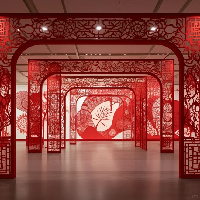 剪纸博物馆-花瓣网