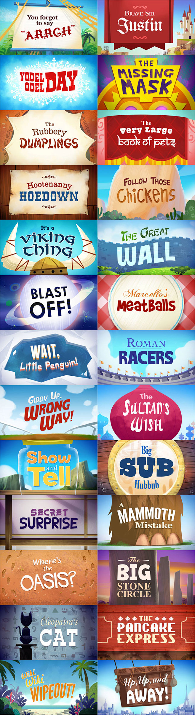 Justin Time Title Cards Brandon Jam