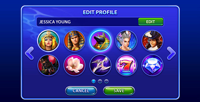 casino slot machine game design UIUX Mobile app casino game desi (3)