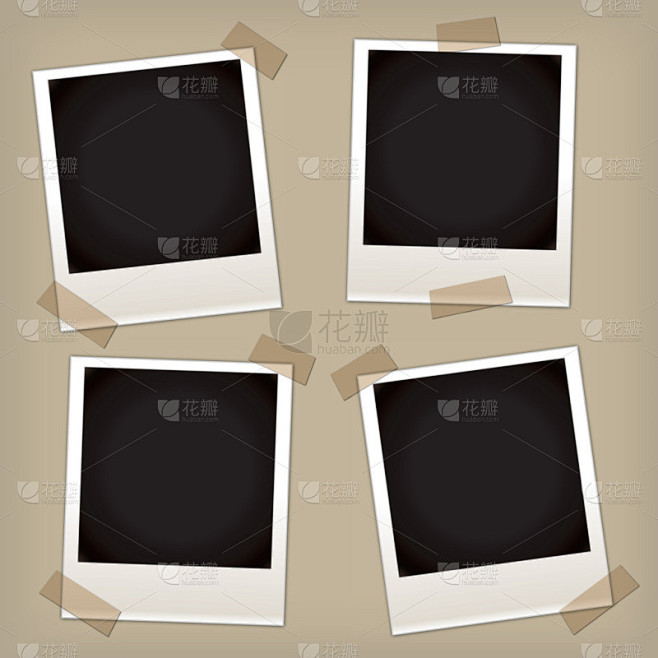 空白的即时照片