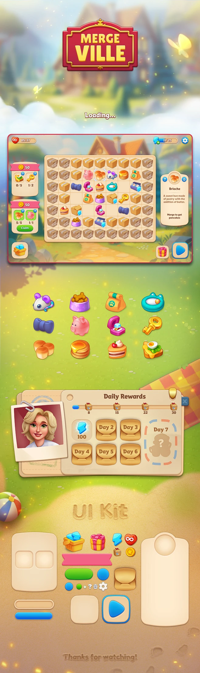 Merge Ville UI-花瓣网