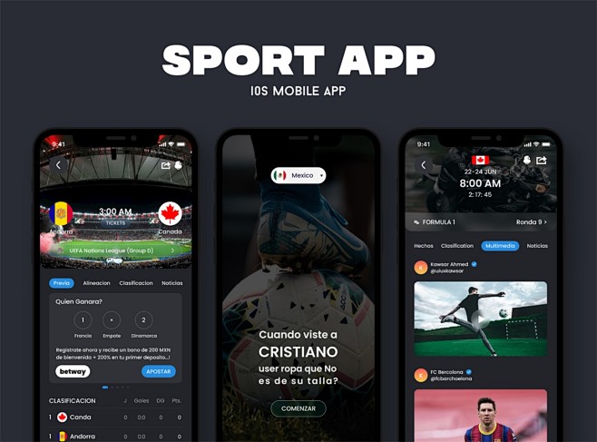 个性化！12张体育运动类APP设计