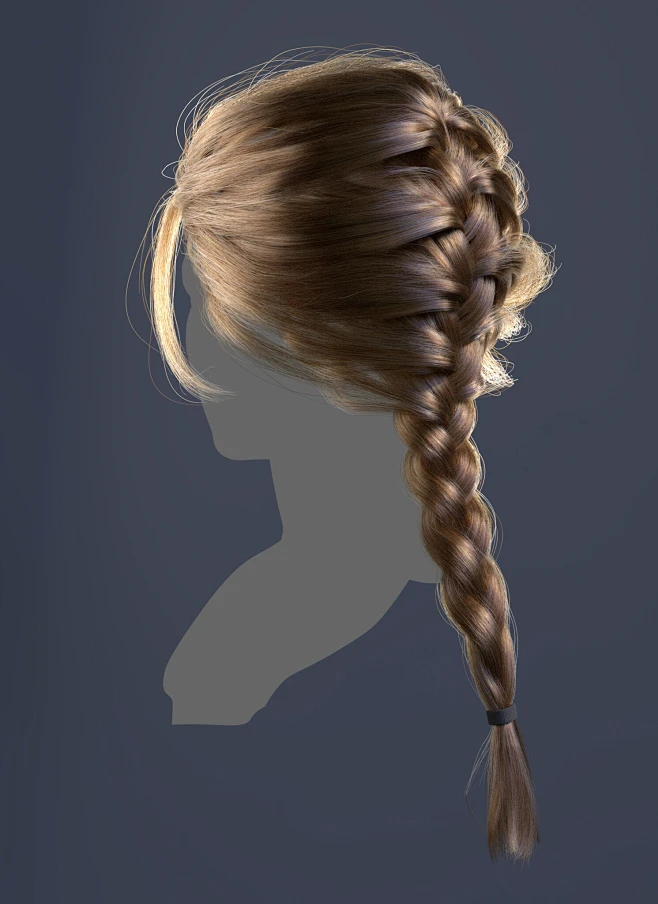 French_braid-花瓣网