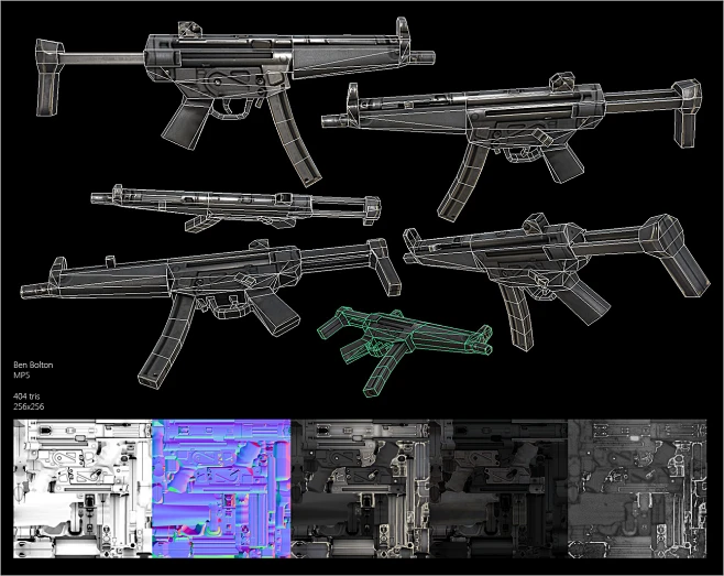 AK-337 Modular Rifle, Set A - Bakes, Ben Bolton : Modular rifle based ...