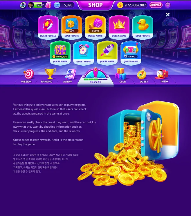 Slot Game UI slot game 3D UI 3d art 3d icon ui design UI/UX Casino Game ...